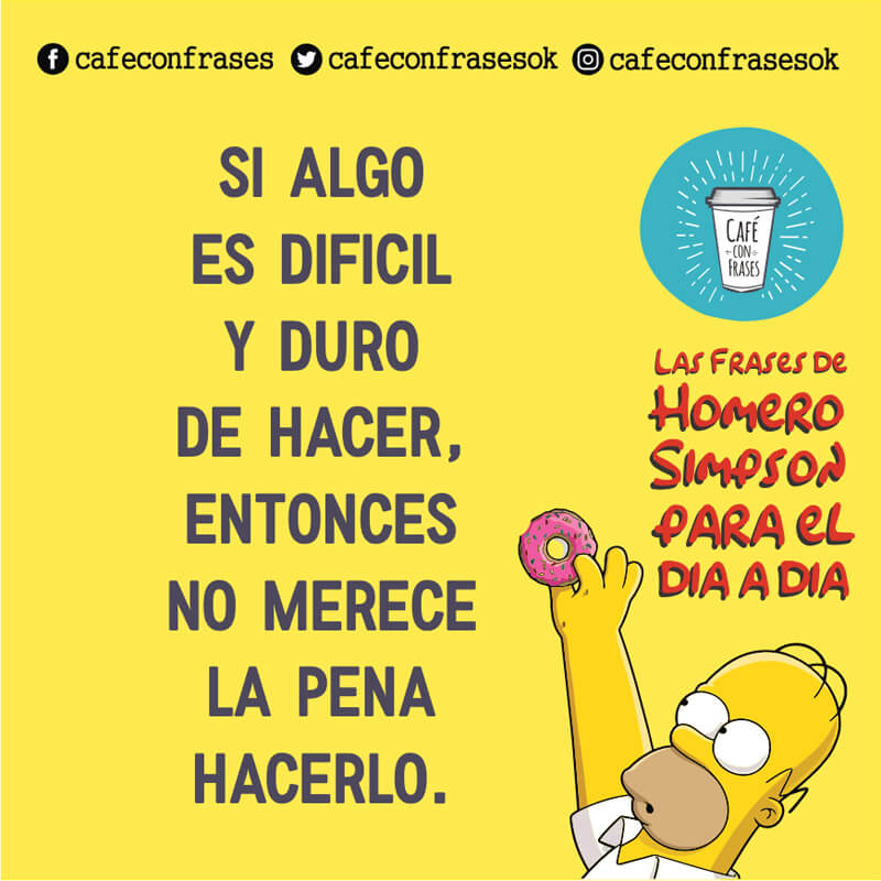 Las MEJORES Frases de Homero Simpson | Anda la osa