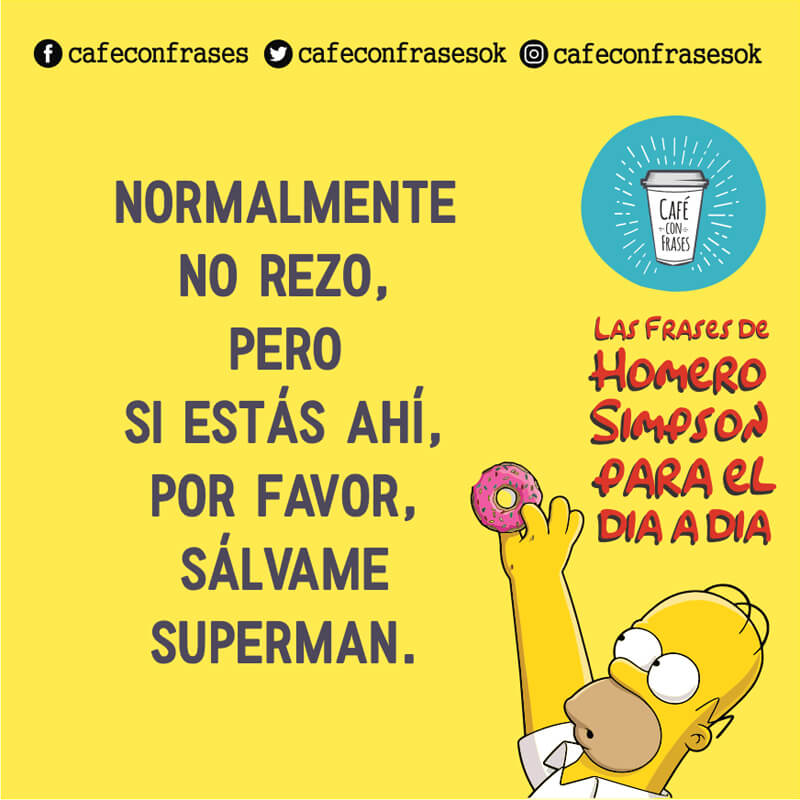 Las MEJORES Frases de Homero Simpson | Anda la osa
