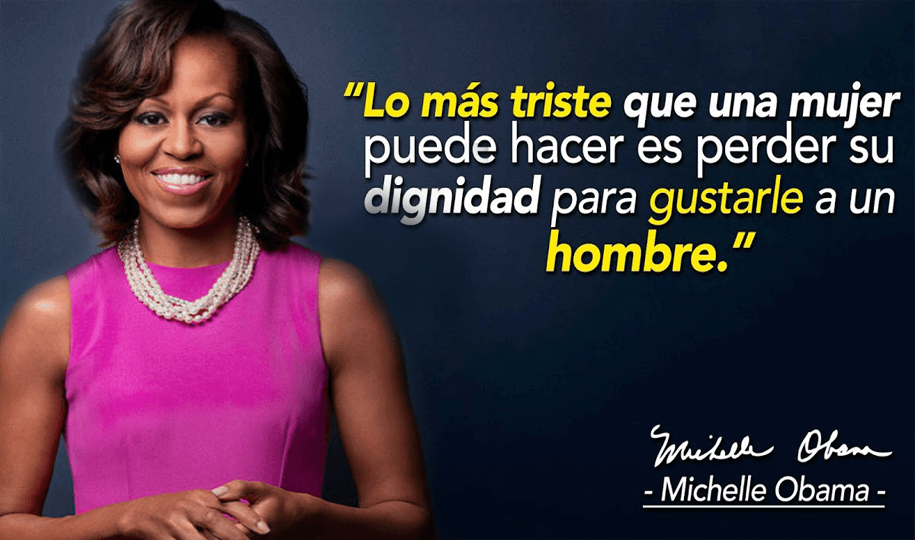 Imágenes con Frases de Michelle Obama para La Vida | Amor y más